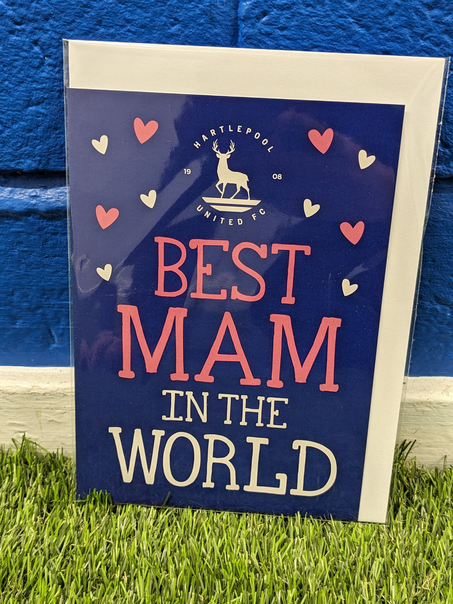 "Best Mam in the World" Card – Pools Retail
