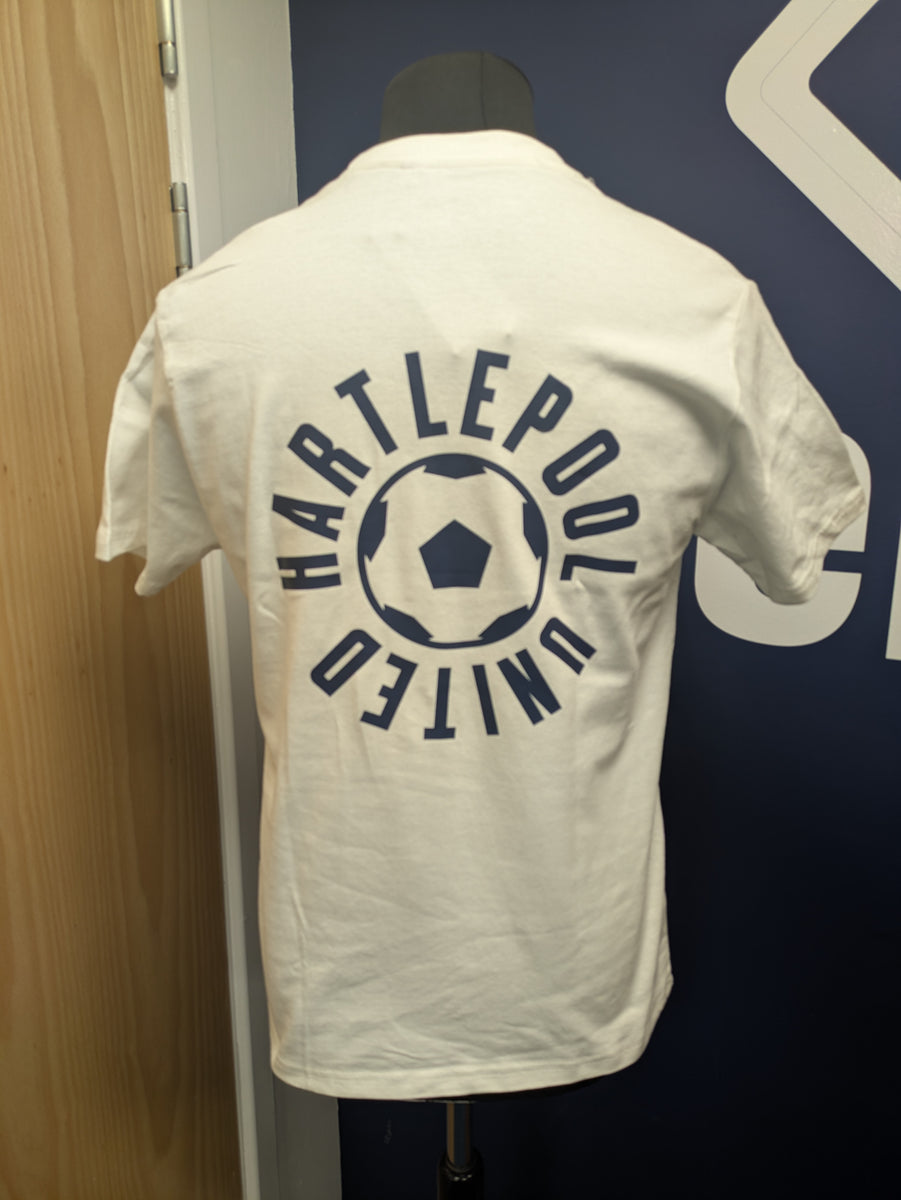 White Tshirt with Ball Print Design – Pools Retail